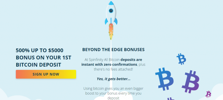 Spinfinity No Deposit Bonus Codes